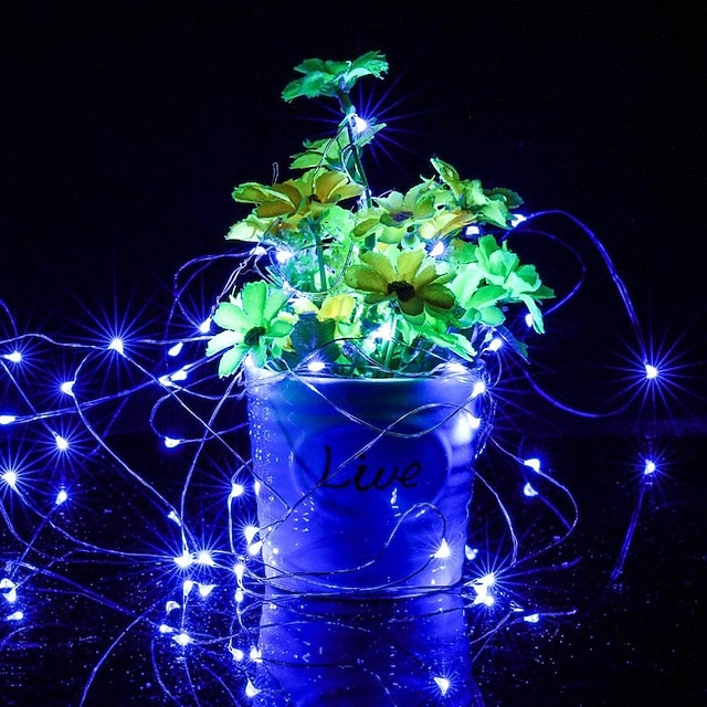 10M 100LED LED Fairy Lights LED String Lights Waterproof Remote Control ...