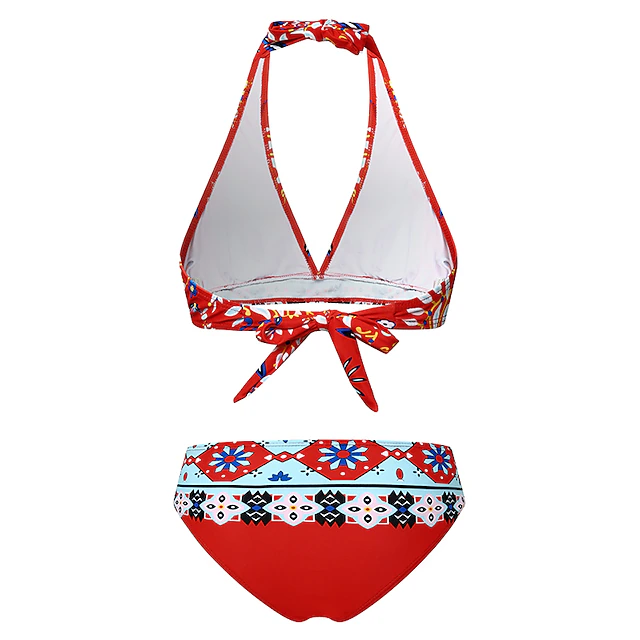 Damen Badeanzug Bikinis 2 Stück Badeanzüge Bademode Halfter 2 Teilig