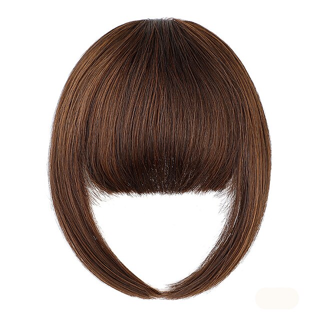 Bangs Hair Clip in Extensions Natural Fringe Bangs Clip-on Front Neat ...