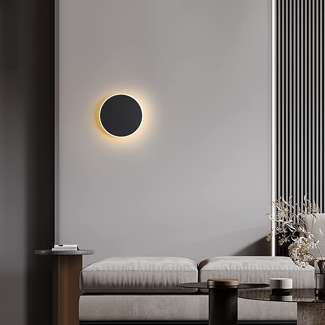 Lightinthebox 1-Light 15cm LED Wall Light Circular Design Wall Lamps ...