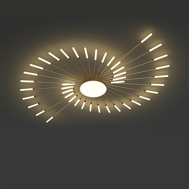 128cm Single Design Ceiling Lights Metal LED Nordic Style 110-240 V ...