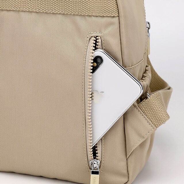 Women's Functional Backpack Mini Backpack Commuter Backpack Daily Solid ...