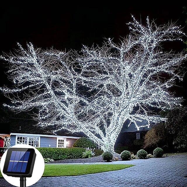 Outdoor Solar LED String Lights,Christmas Light 10/20/30/50/100m ...