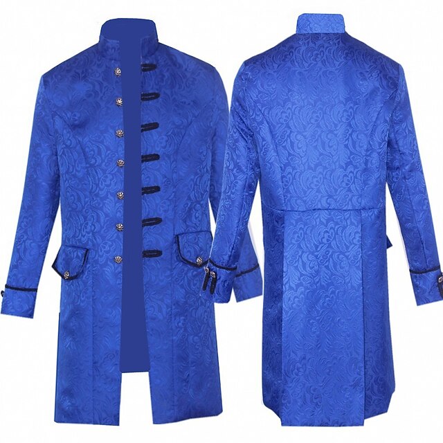 Men's Coat Cosplay Costumes Theme Party Cosplay with Pockets Spring ...