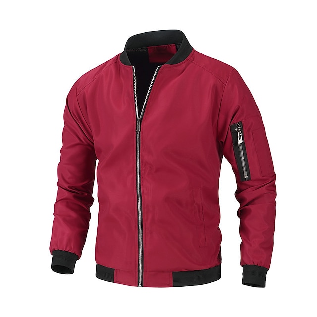 Voor heren Bomberjack Lichtgewicht jack Zomer jas Sportjas ...