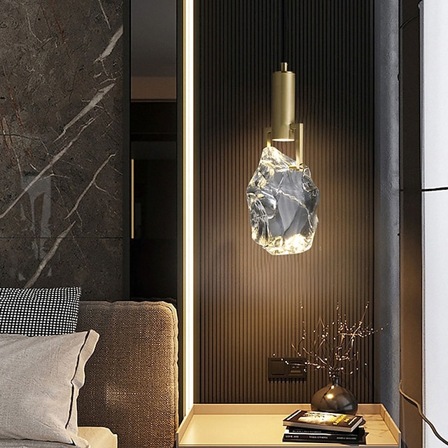 28cm LED Pendant Light Geometric Shapes Island Light Metal Artistic ...