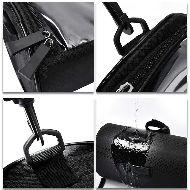 PROMEND Bike Handlebar Bag Shoulder Messenger Bag Bike Basket 6 inch ...
