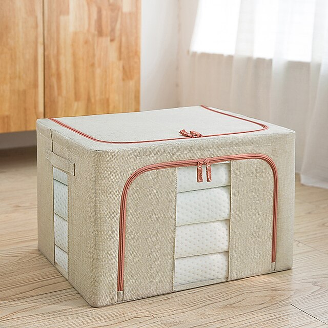 Textile / Cotton Storage Boxes Rectangle Carrying / New Design Home ...