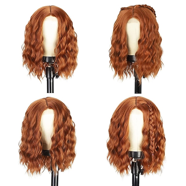 Synthetic Wig Curly Middle Part Machine Made Wig 14 inch 4-30# R4576 ...