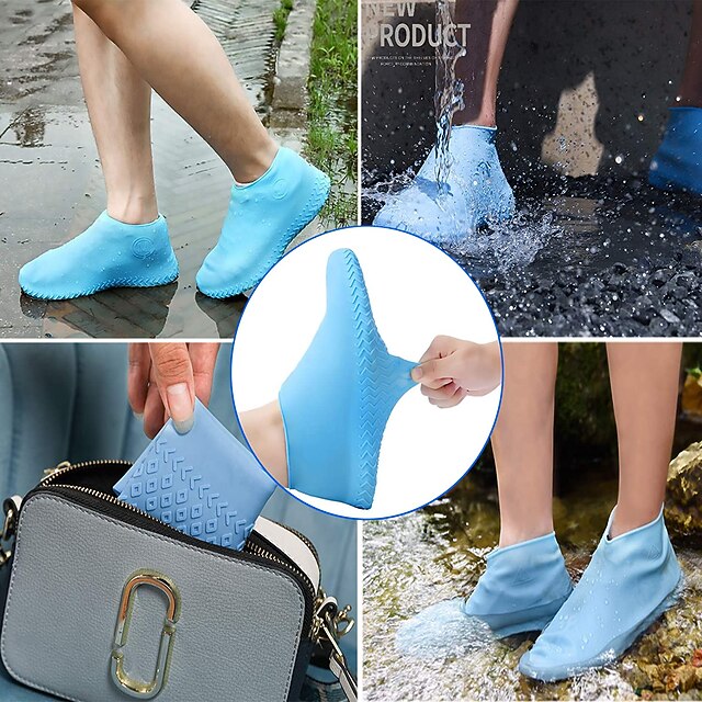 Unisex Non-Slip And Rain-Proof Shoe Cover Outdoor Rainy Weather ...