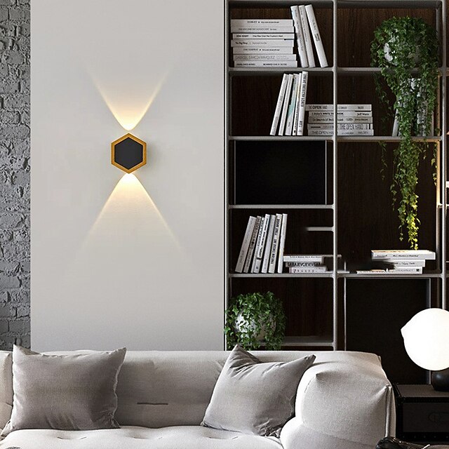 Outdoor Wall Lamp Up and Down Creative LED Outdoor Wall Lights Indoor ...