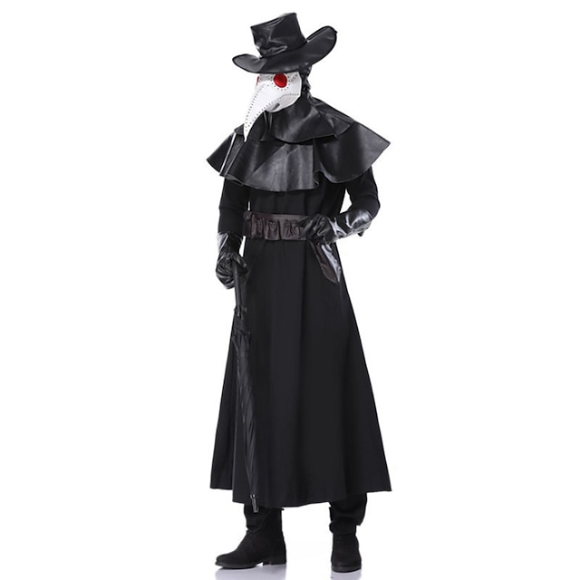Cosplay Costume Masquerade Plague Doctor Steampunk Adults' Men's Women ...
