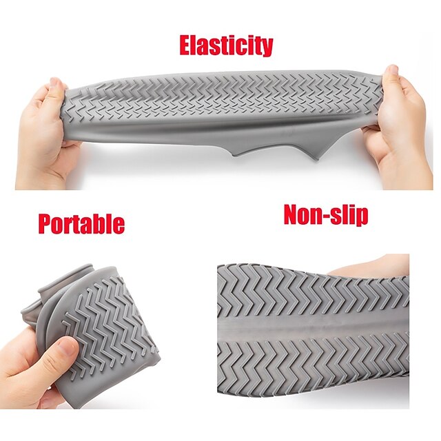 Unisex Non-Slip And Rain-Proof Shoe Cover Outdoor Rainy Weather ...
