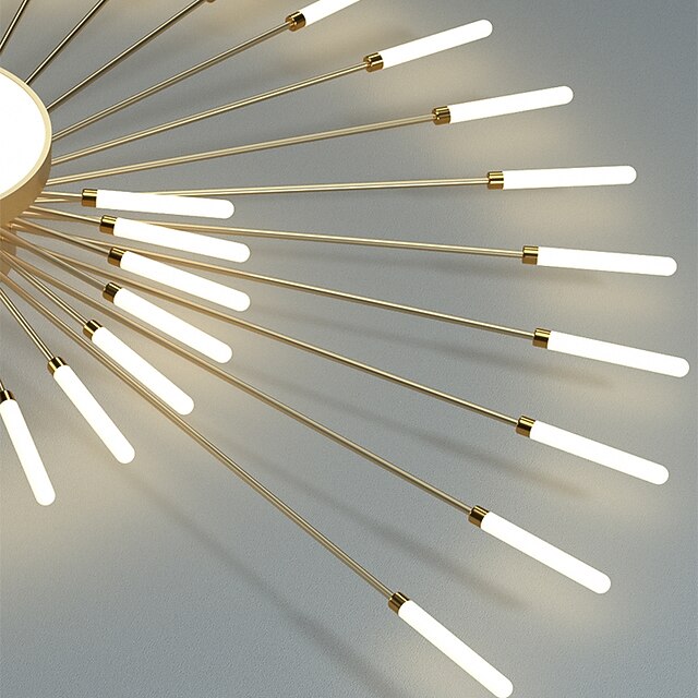 128cm Single Design Ceiling Lights Metal LED Nordic Style 110-240 V ...