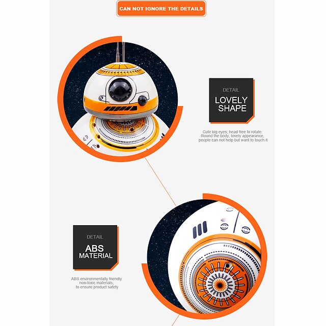 BB-8 Ball RC Robot BB8 Action Figure BB 8 Droid Robot 2.4G Remote ...