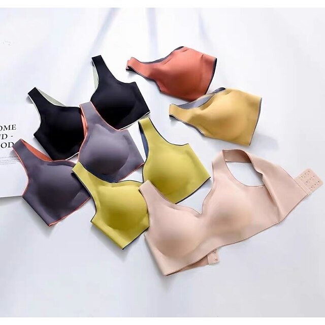 Women's Seamless Full Coverage Wireless Stretchy Daily Comfort Bra 2026 ...