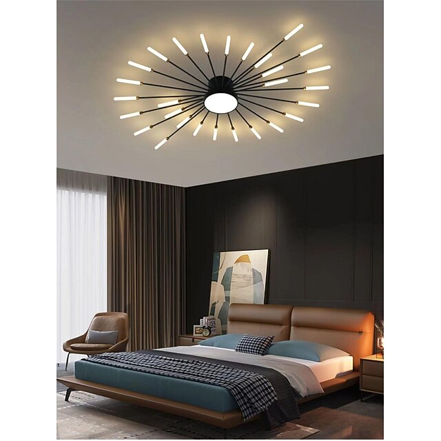 128cm Single Design Ceiling Lights Metal LED Nordic Style 110-240 V ...