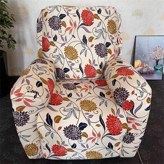 Recliner Covers Slipcovers Super Stretch Floral Printed Sofa Couch ...