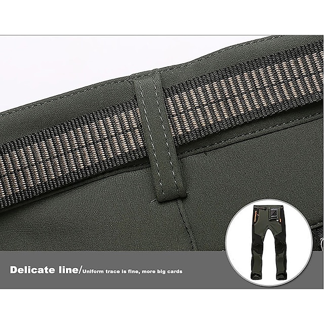 Herren Wanderhose Wanderhosen Fleece Gefütterte Hose Softshellhosen