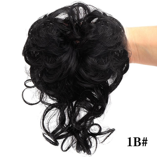 factory wholesale foreign trade synthetic wig bun hair ring messy hair ...