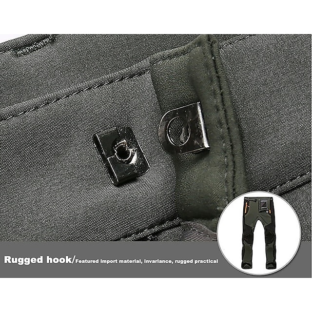 Herren Wanderhose Wanderhosen Fleece Gefütterte Hose Softshellhosen