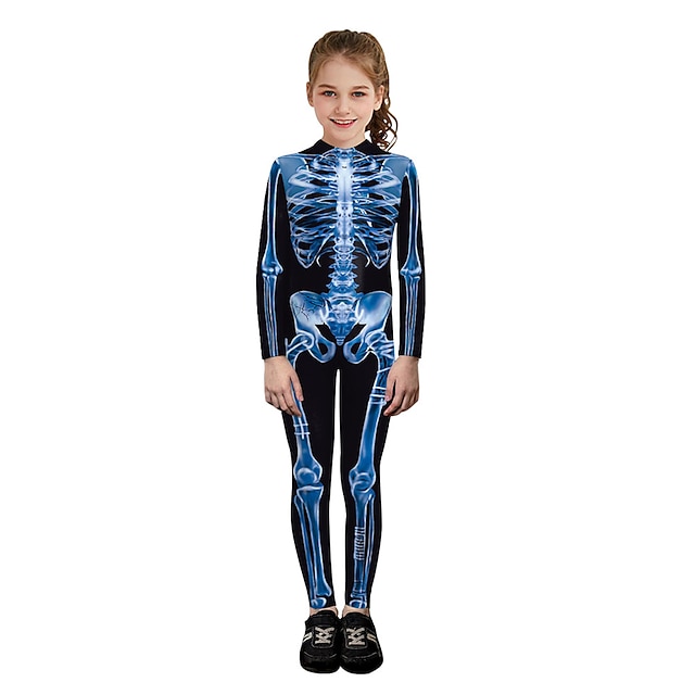 Zentai Suits Catsuit Skin Suit Skeleton / Skull Adults' Cosplay ...