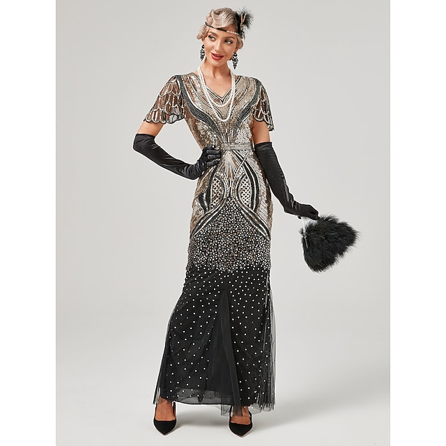 Roaring 20s 1920s Cocktail Dress Ankle Length Dress Prom Dress ...
