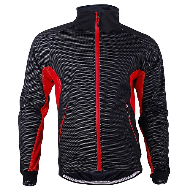 Nuckily Men's Cycling Jacket Winter Thermal Warm Windproof Reflective ...