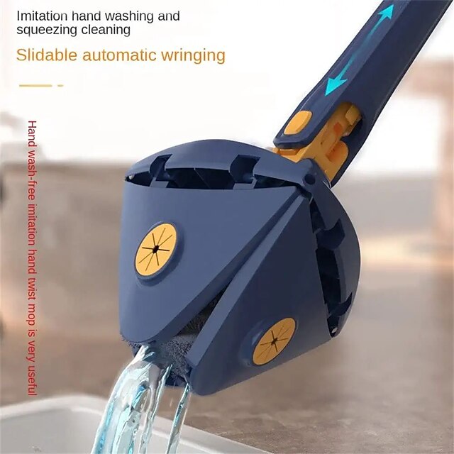 360 Degree Rotatable Adjustable Cleaning Mop - Imitation Hand Twist ...