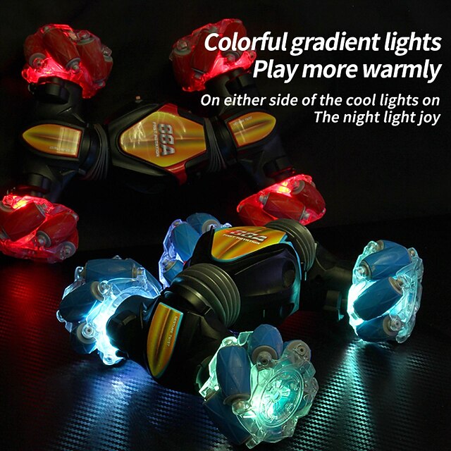 2.4G 4WD Gesture Sensing Car Remote Control Stunt Car 360 All-Round ...