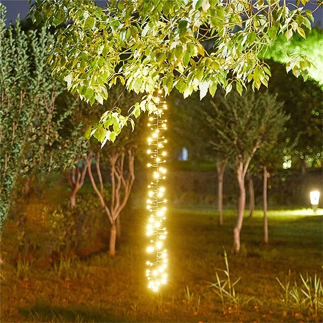 Meteor Shower Rain Lights Outdoor Hanging Firecracker String Light Snow ...
