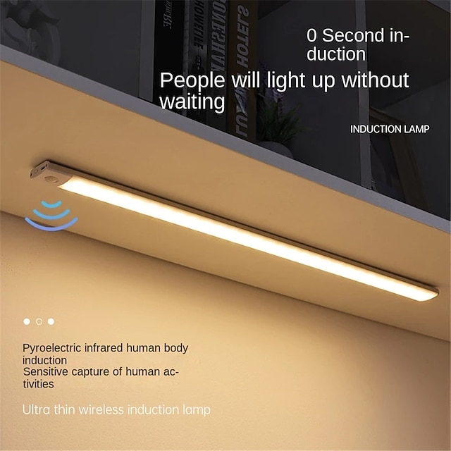 Under Cabinet Lighting, Sensor LED Lights, Rechargeable Cabinet Light ...
