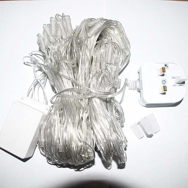 LED Net Mesh Fairy String Light 8*10 6*4M Flexible Window Curtain ...