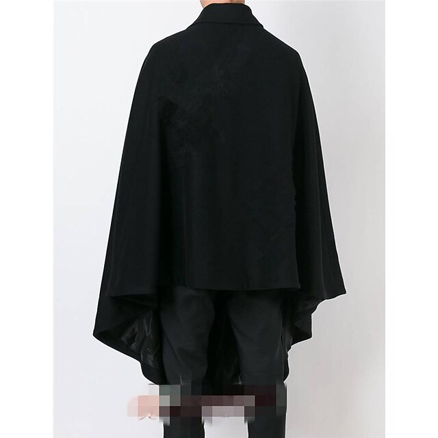 Men's Peacoat Winter Coat Cloak / Capes Party Street Fall Winter ...