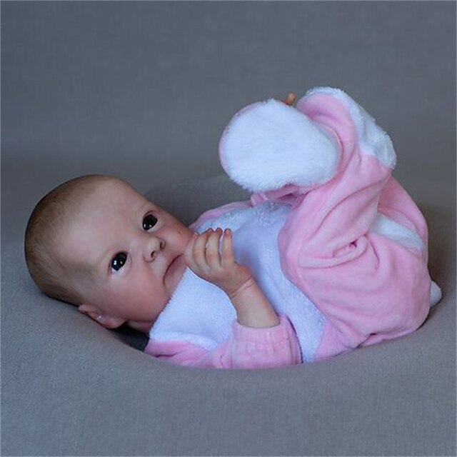 40CM Premie NewBorn Baby Doll Reborn Tink Lifelike 3D Painted Doll with ...