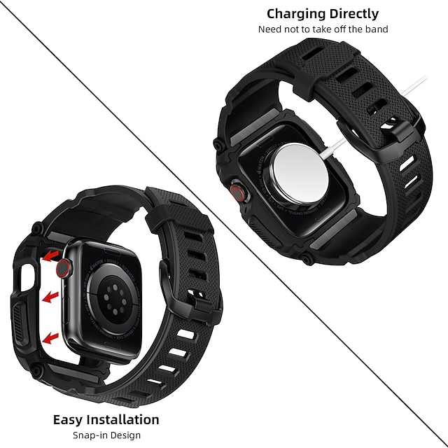 Military Protective Compatible with Apple Watch band Adjustable ...
