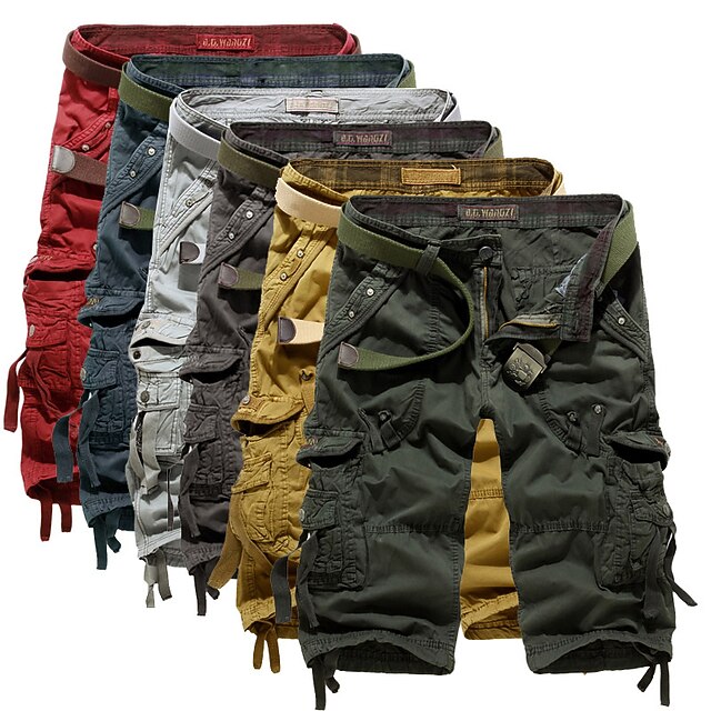 Herr Cargo-shorts caprishorts Capribyxor Vandringsshorts Flera fickor ...