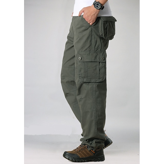 heren militaire werkbroek wandelen cargo broek tactische broek met 8 ...