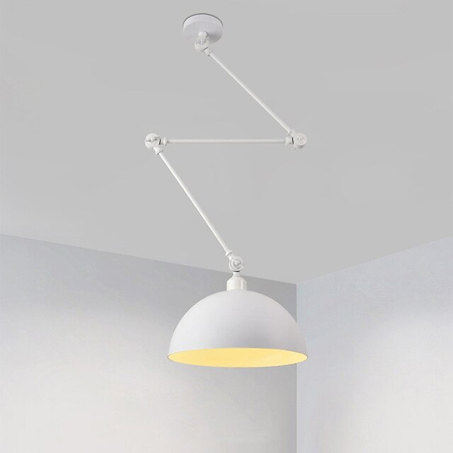LED Pendant Light, Macaron Pole Rocker Arm Chandelier 30 cm 3000K E27 1 ...