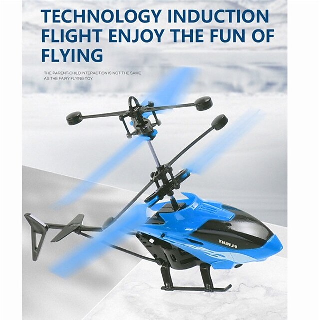 2.4Ghz 2 Channels Alloy Mini RC Helicopter with LED Light for Kids ...