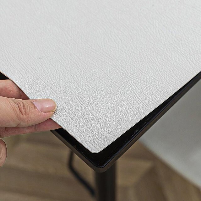 Farmhouse Table Mat Cover 100% Waterproof Oil-Proof Vinyl PVC Table ...
