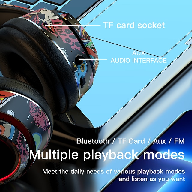 L750 Wireless Bluetooth Headset Foldable Stereo Gaming Headset ...