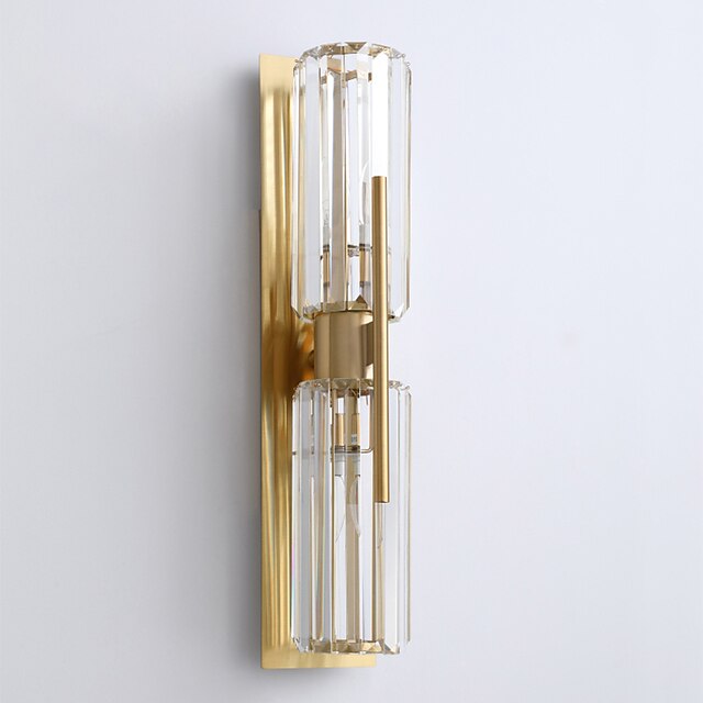 led wandlampen kristallen wandkandelaars luxe gouden wandlamp elegante ...