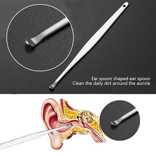 Ear Wax Removal kit Ear Wax Removal 6-in-1 Ear Pick Tools Reusable Ear ...