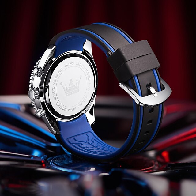 OLEVS Quartz Watch for Men Fashion Luxury Dive Classic Quartz Men's ...