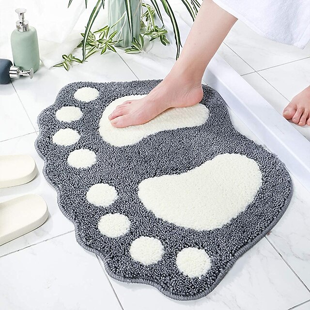 Bath Mat Non-slip Bathroom Rugs Mats Water Absorbent Non-Slip Mat Used ...