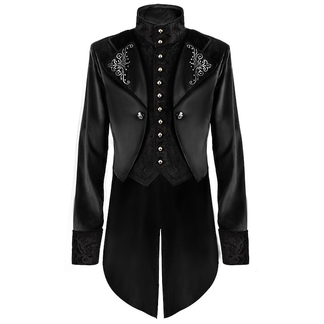 Retro Vintage Punk & Gothic Mittelalterlich Mantel Maskerade Frack ...