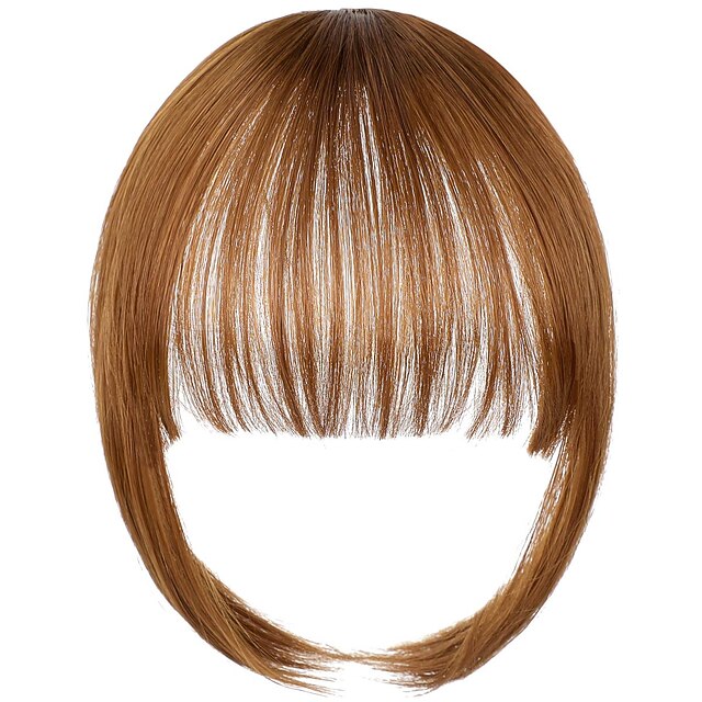 Bangs Hair Clip in Extensions Natural Fringe Bangs Clip-on Front Neat ...