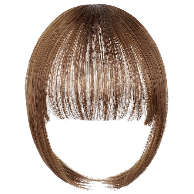 Bangs Hair Clip in Extensions Natural Fringe Bangs Clip-on Front Neat ...