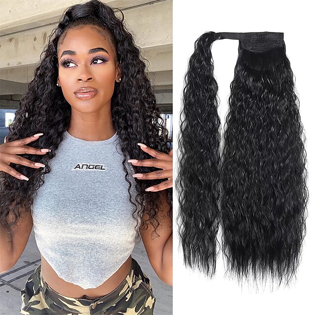 extensión de cola de caballo para mujeres negras extensión de cola de ... extensión de cola de caballo para mujeres negras extensión de cola de ...